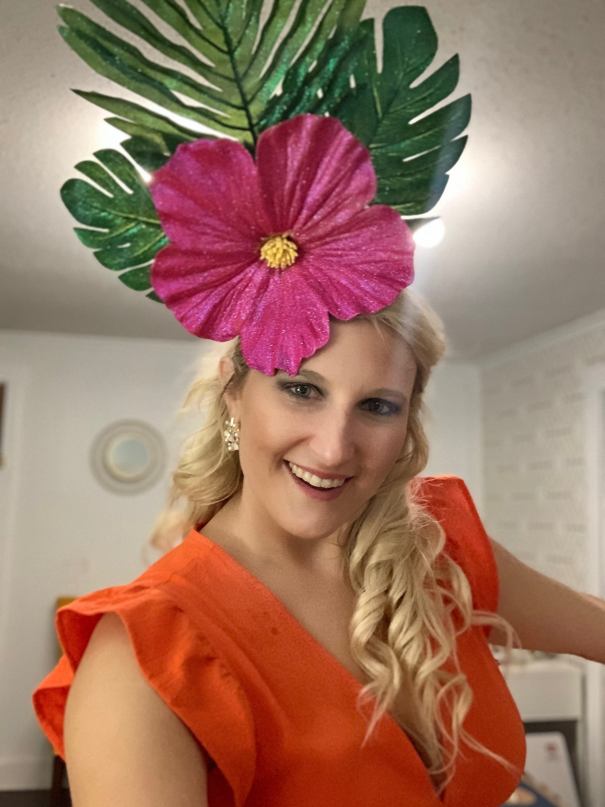 Big flower headpiece store